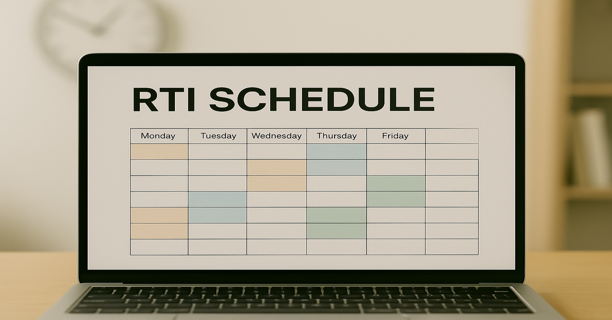 RTI Scheduler: Enhancing Intervention Strategies in Education - Evovibe